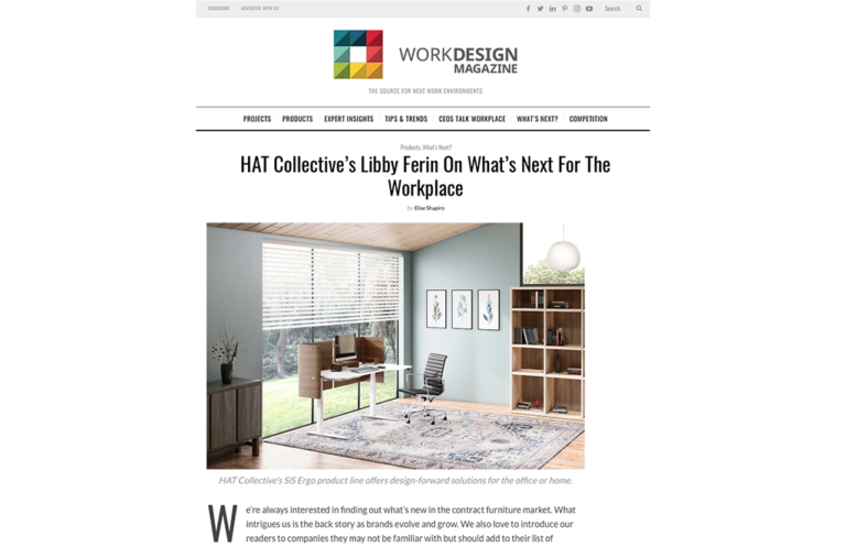 WORK DESIGN MAGAZINE: HAT COLLECTIVE'S LIBBY FERIN ON WHAT'S NEXT FOR ...